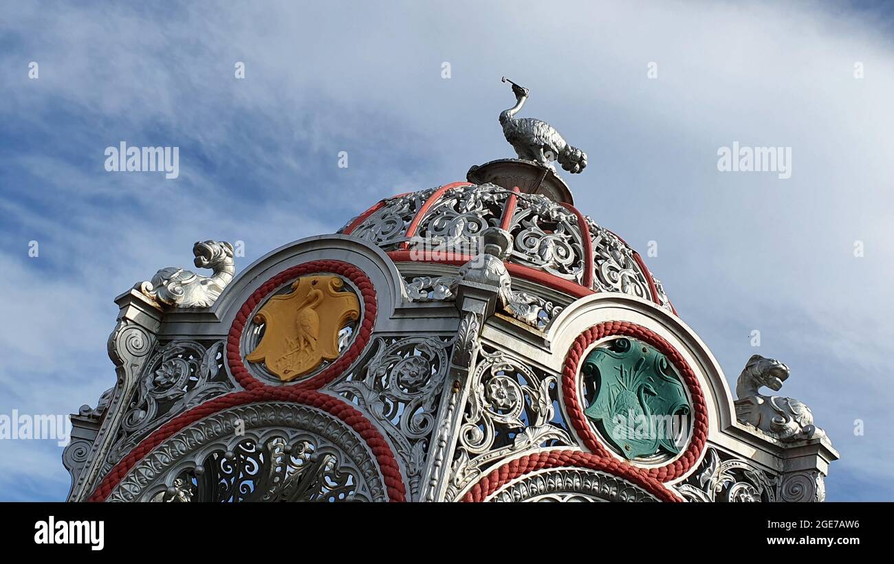Rooftops, church spires and landmarks in Fraserburgh Stock Photo - Alamy