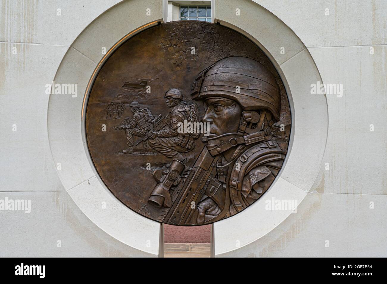 Afghanistan and Iraq Memorial created by Paul Day, dedicated to those ...