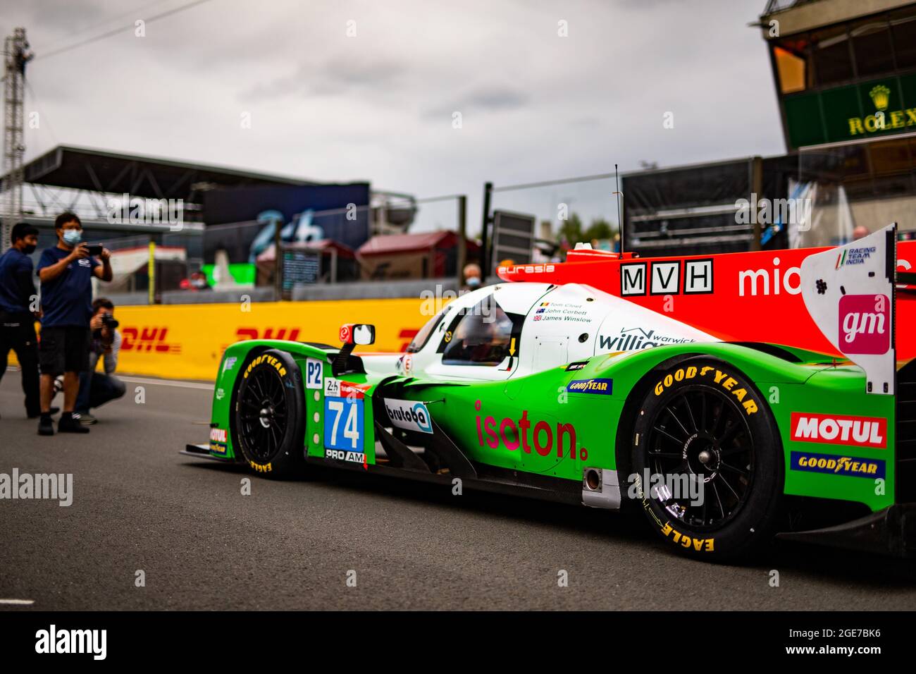 74 Winslow James (gbr), Cloet Tom (bel), Corbett John (aus), Racing ...