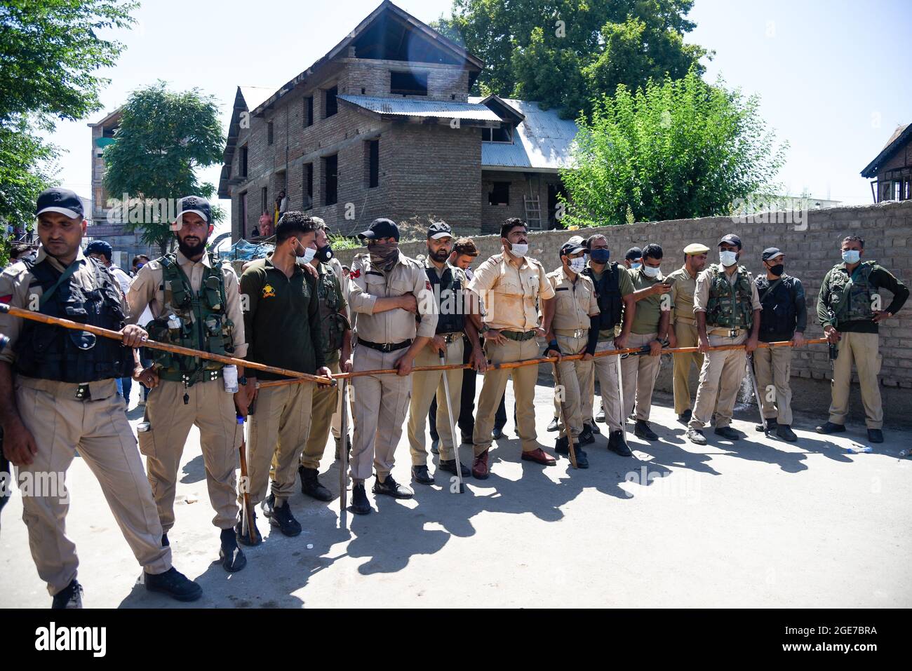 Police baton charge hi-res stock photography and images - Alamy