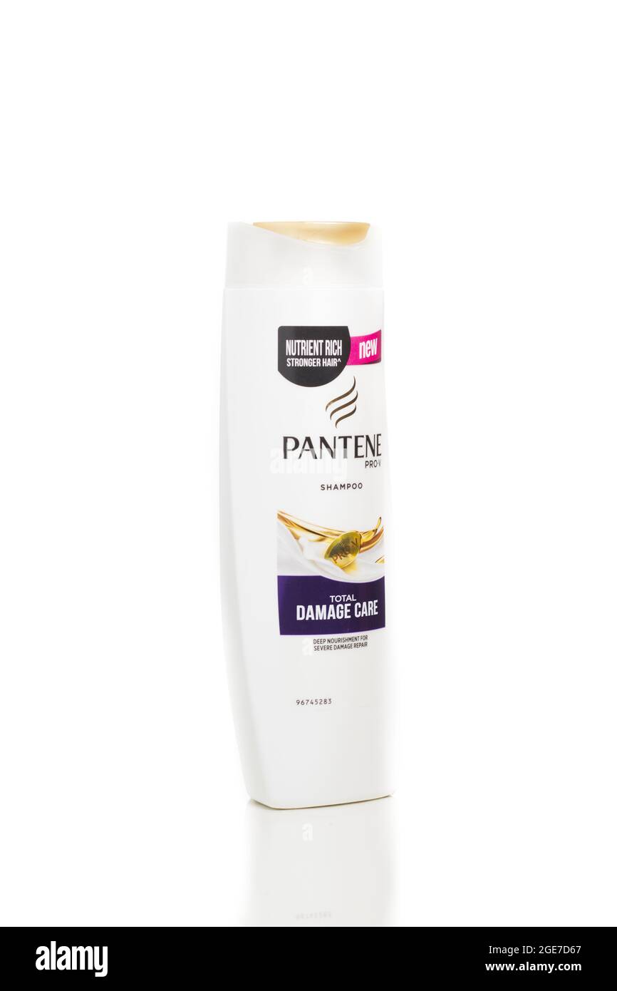 KUALA LUMPUR, MALAYSIA - Aug 01, 2019: A vertical shot of a Pantene ...