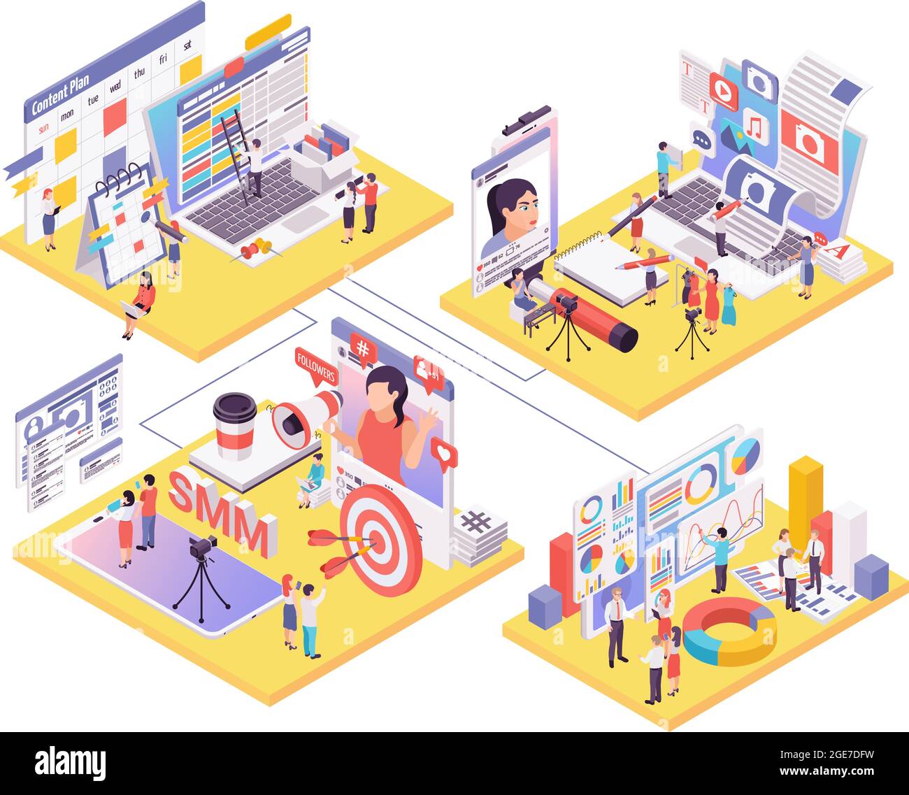 Bloggers vector vectors hi-res stock photography and images - Alamy