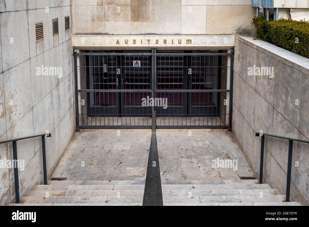 Closed auditorium of City of architecture and heritage in Paris, Fran ...