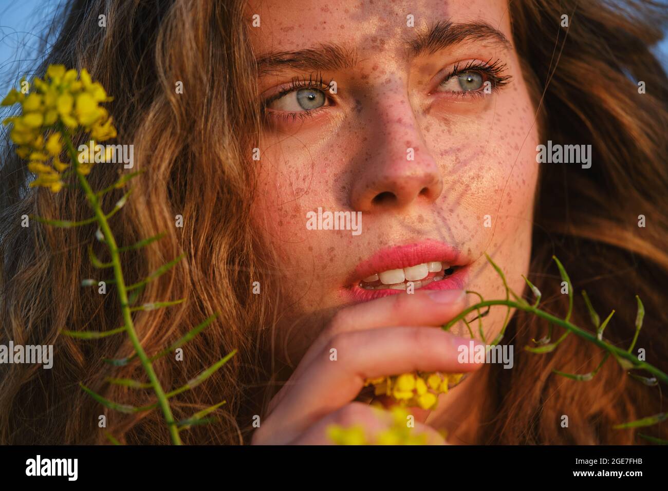 Freckle High Resolution Stock Photography and Images - Alamy
