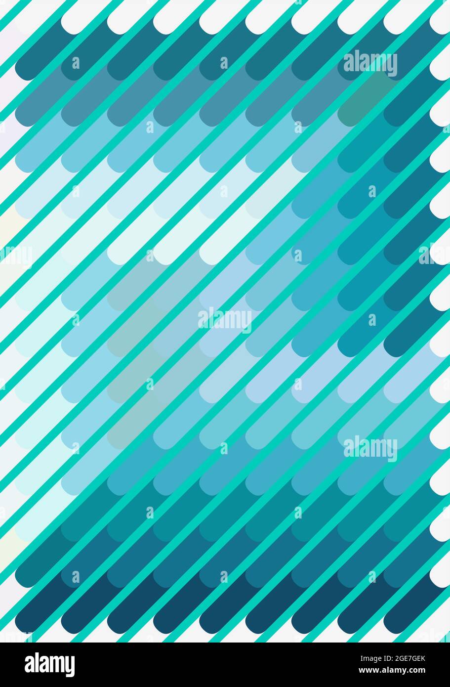 Abstract blue background. Geometric line pattern. 2D rendering digital ...
