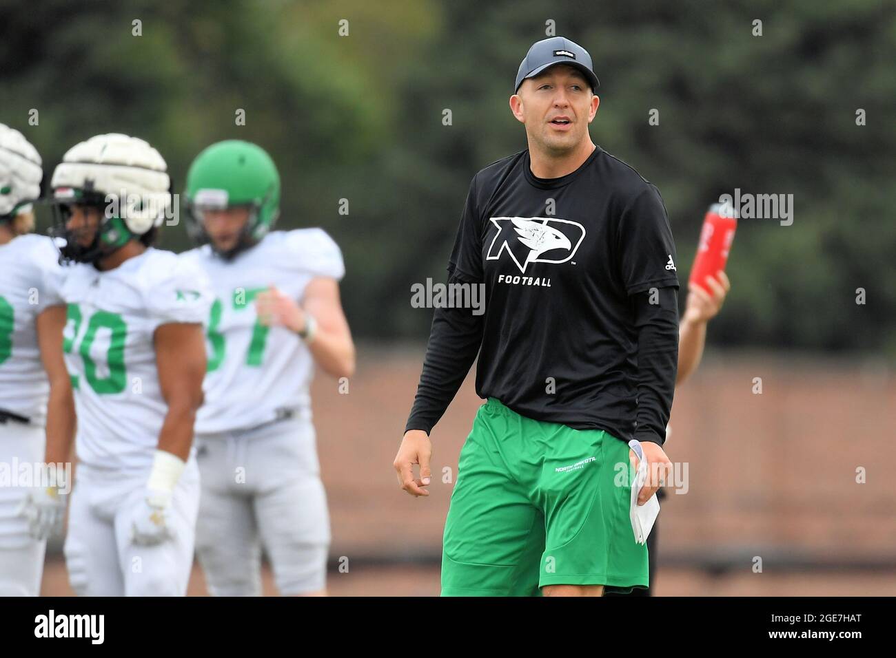 North dakota fighting hawks football hi-res stock photography and ...