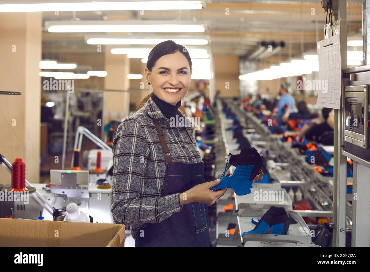 Shoe production line hi-res stock photography and images - Alamy