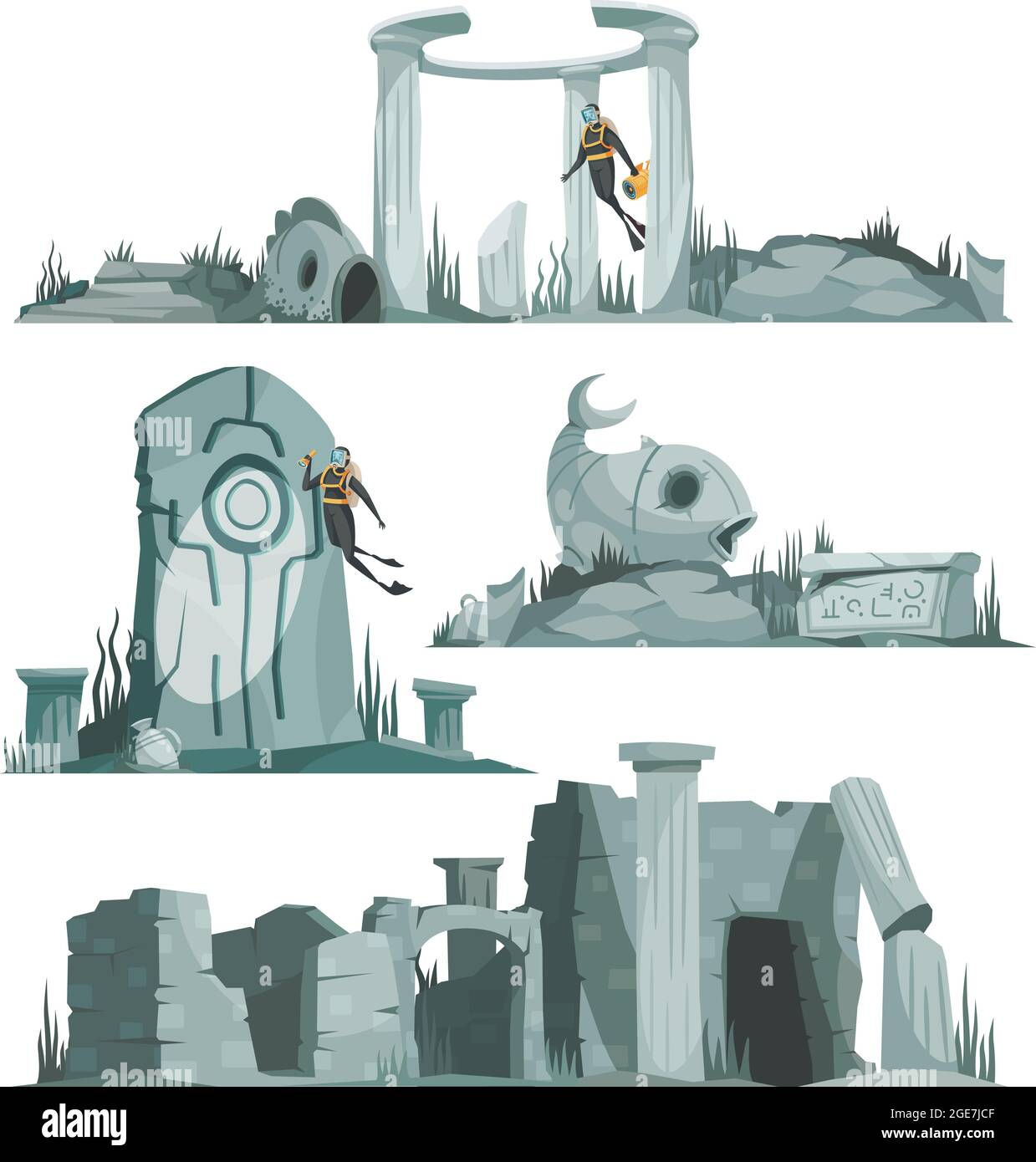 Ancient Atlantis Ruins