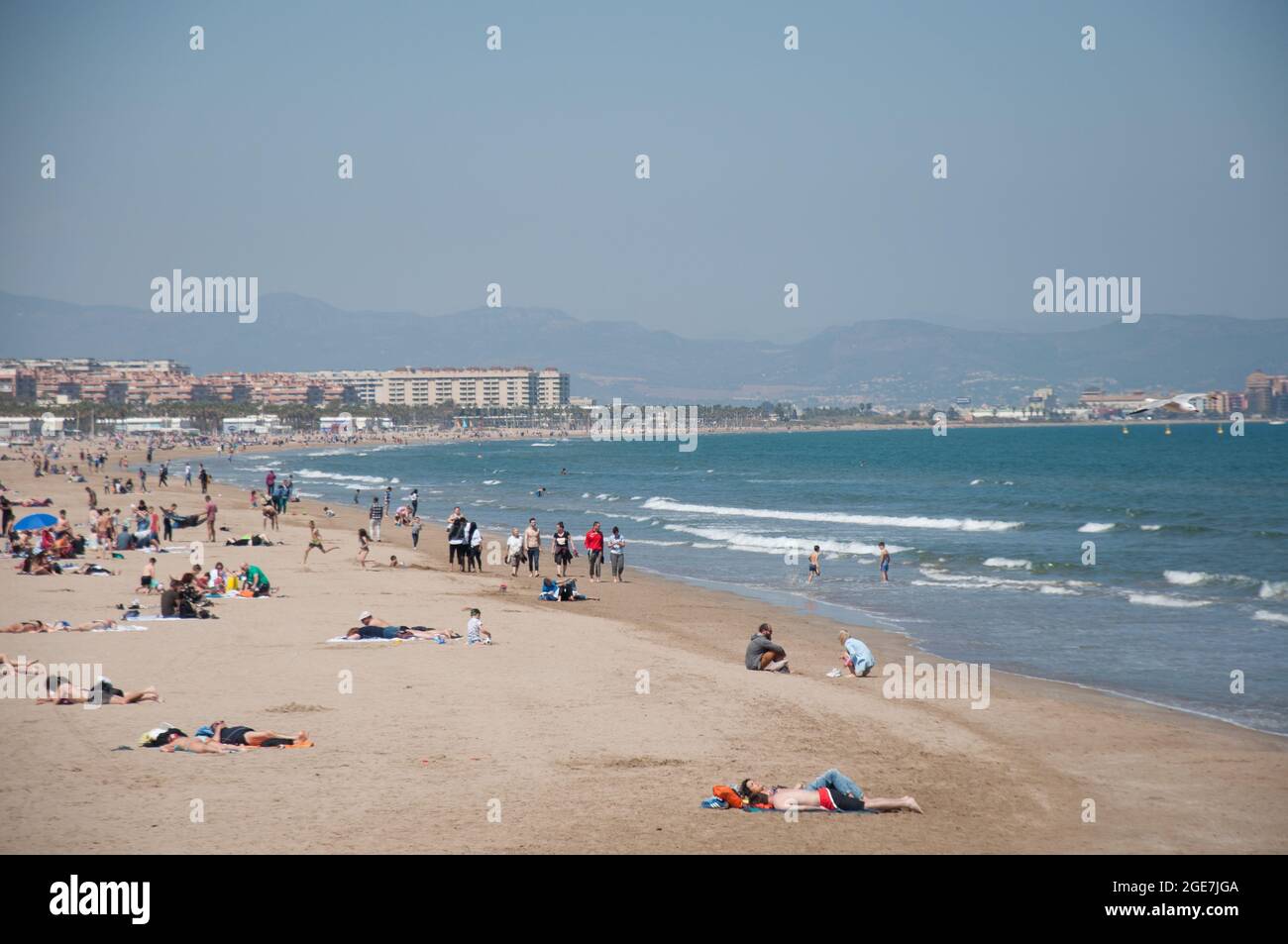 The Seafront, Valencia, Spain, Europe Stock Photo - Alamy
