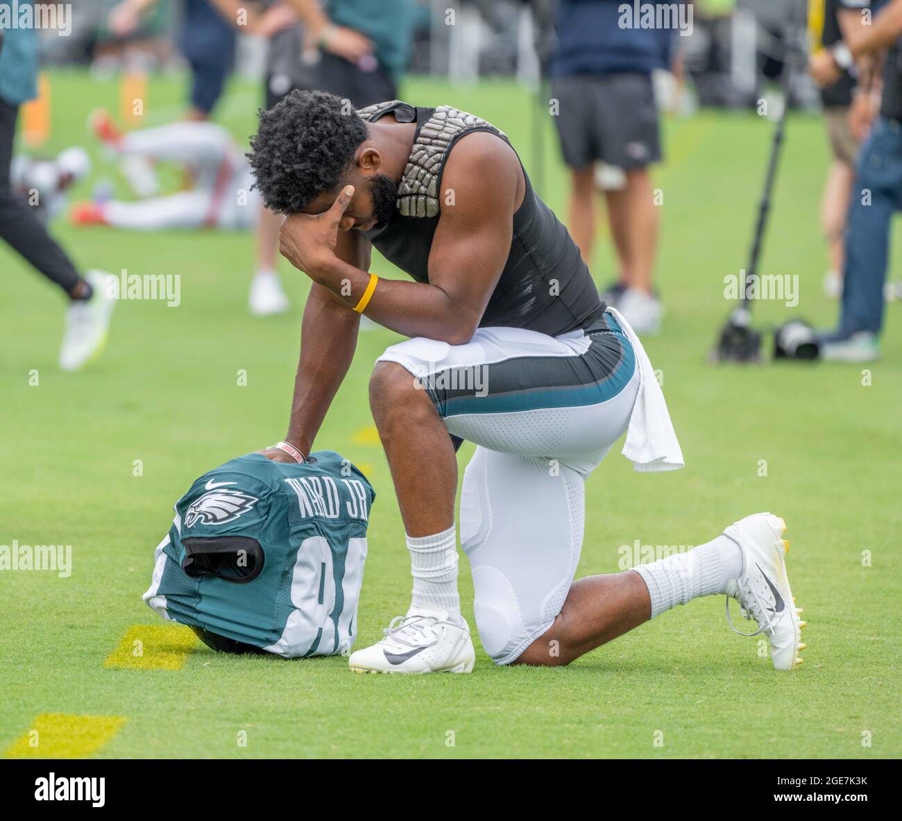 Philadelphia, Pennsylvania, USA. 17th Aug, 2021. NFL wide receiver GREG ...