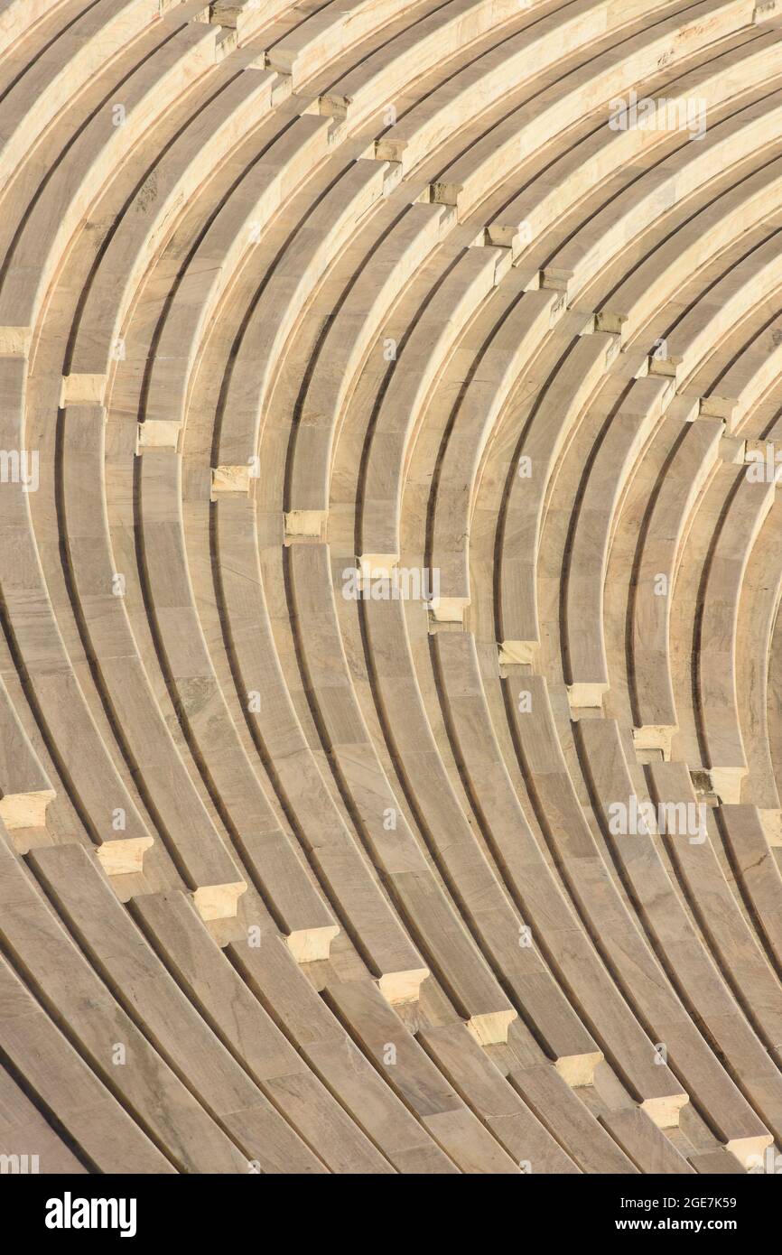greek amphitheater to the Acropolis of Athens in Greece Stock Photo - Alamy