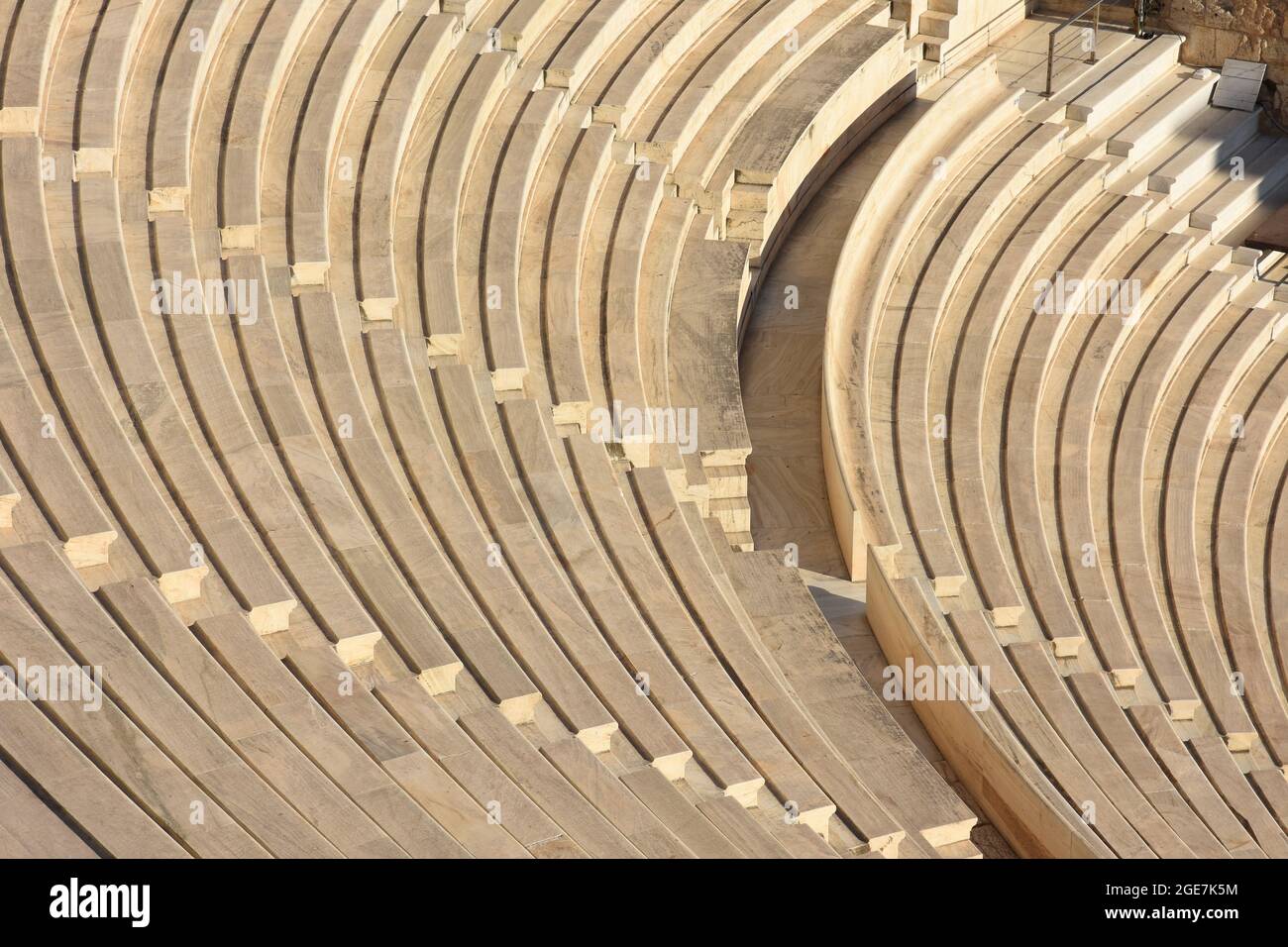 greek amphitheater to the Acropolis of Athens in Greece Stock Photo - Alamy