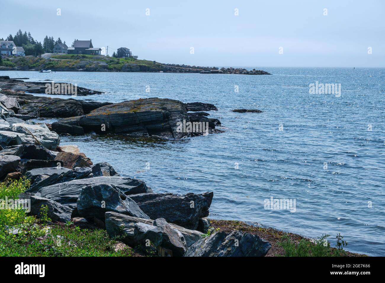 Blue Rocks community in Lunenburg District, Nova Scotia, Canada Stock ...