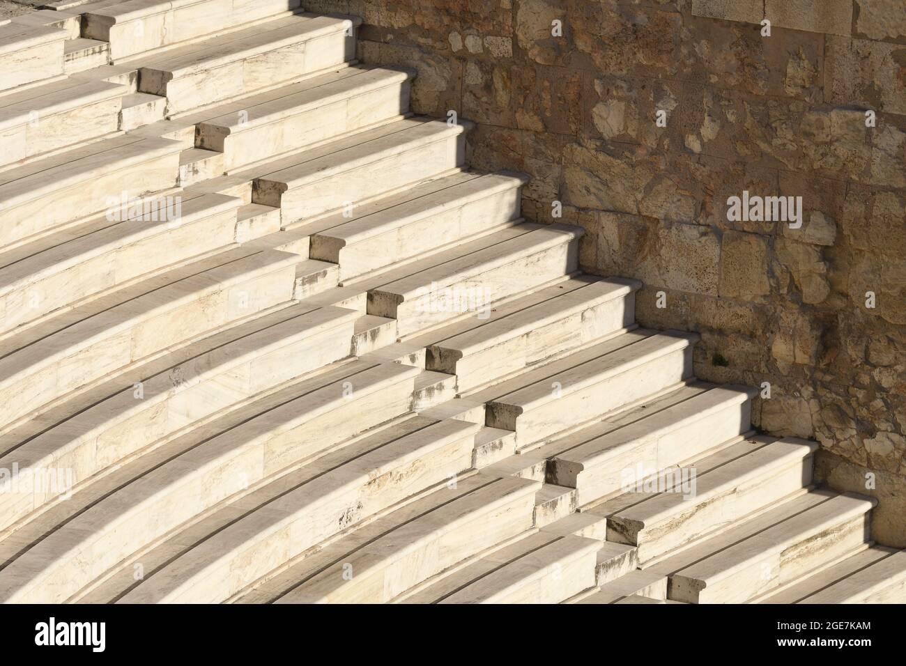 greek amphitheater to the Acropolis of Athens in Greece Stock Photo - Alamy