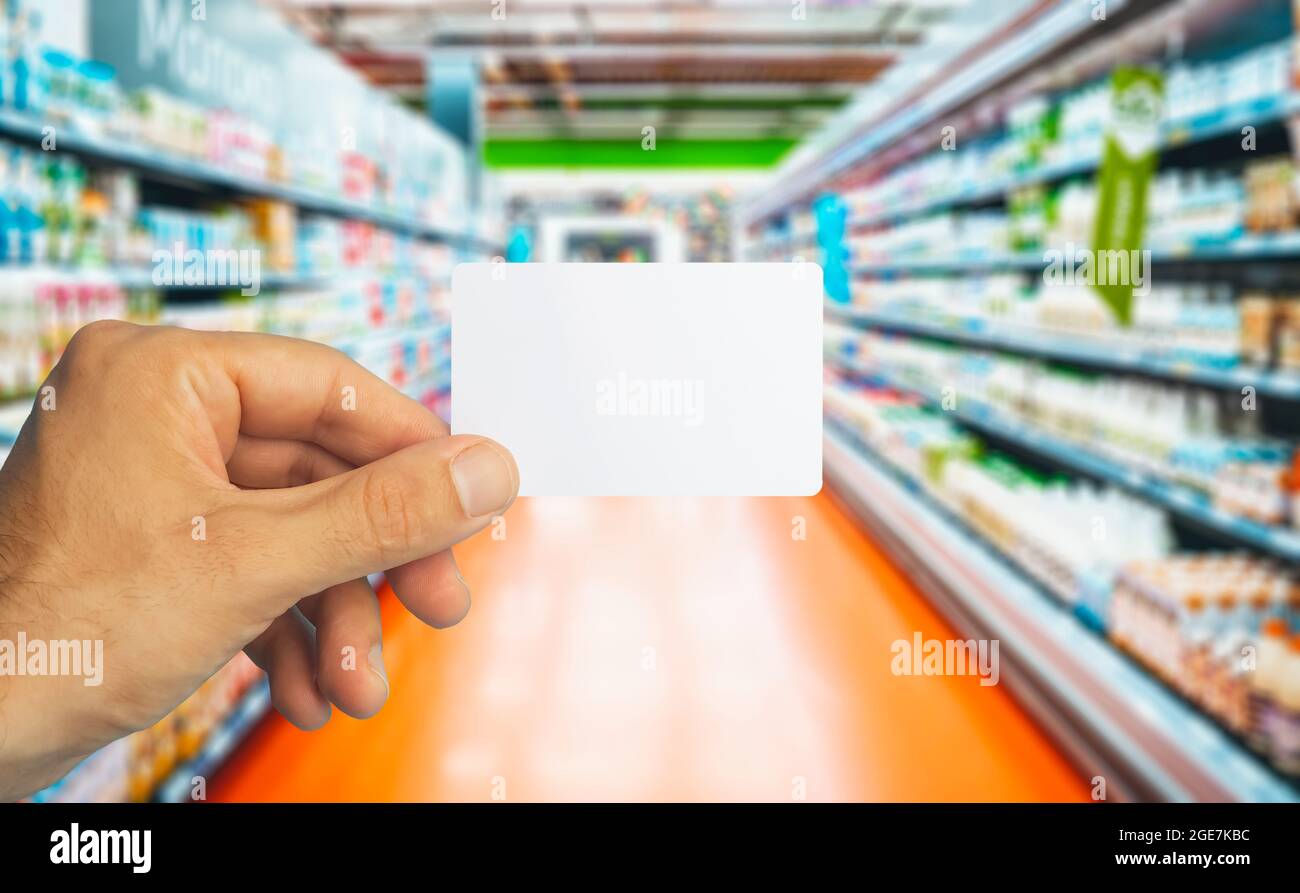 Mockup supermarket hi-res stock photography and images - Alamy