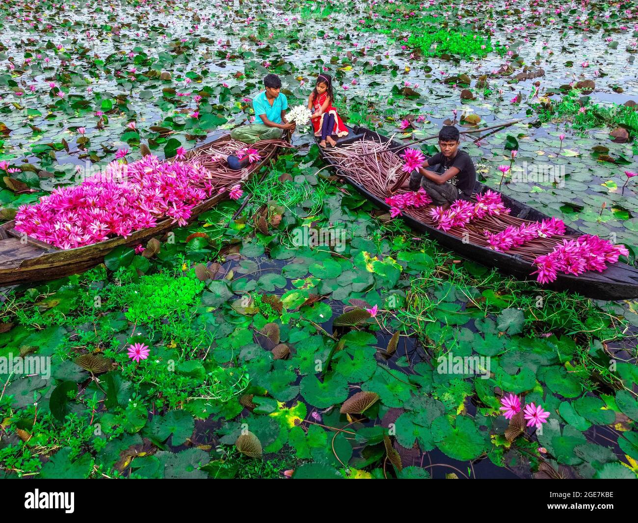 Barishal, Barishal, Bangladesh. 17th Aug, 2021. Young Children from ...