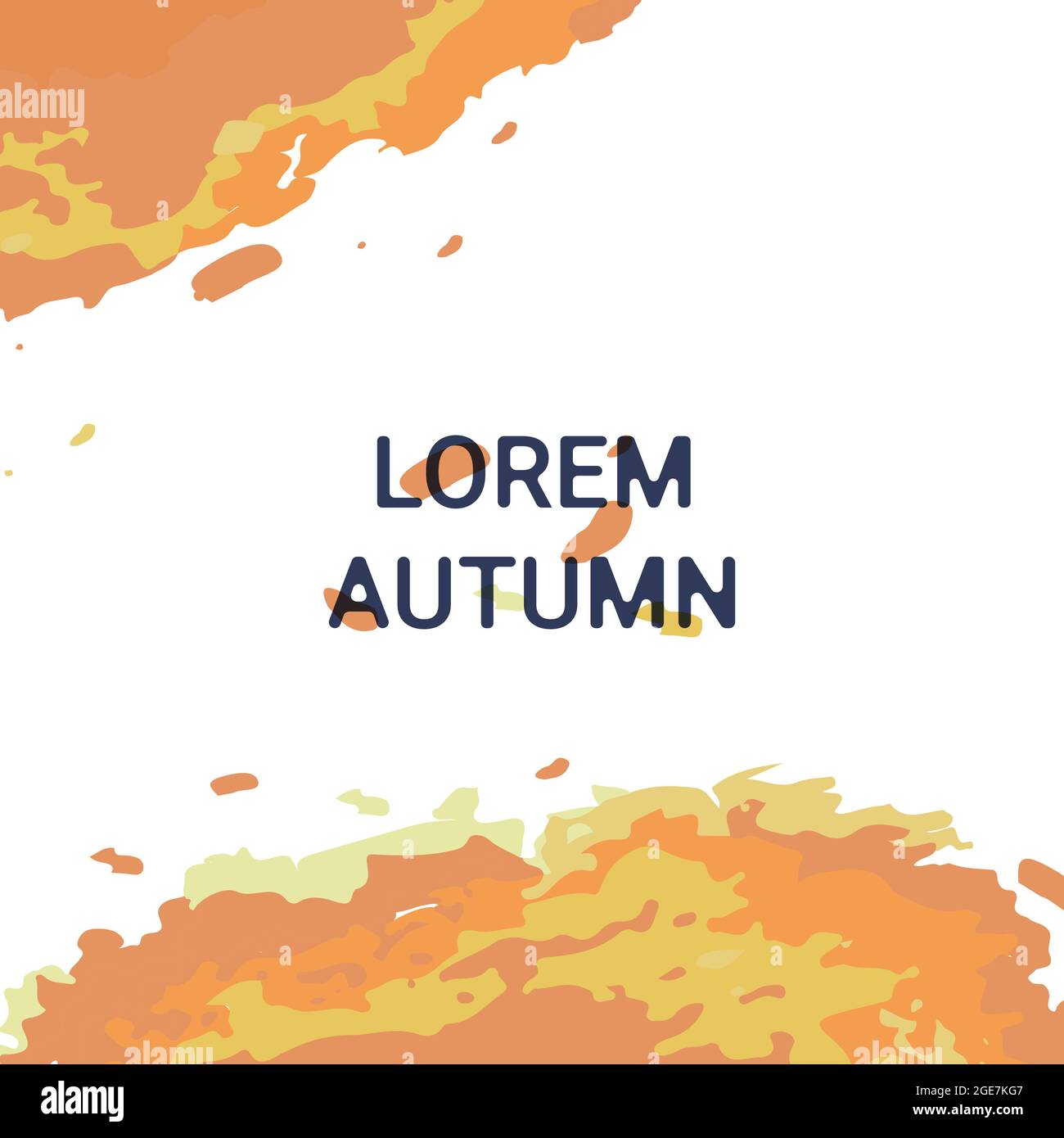 Autumn abstract background. Isolated vector illustration. Fall banner ...