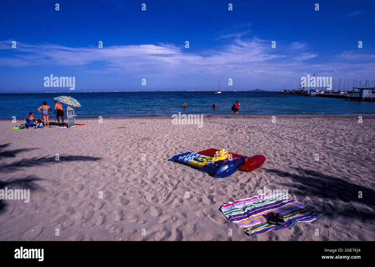 Beach Carrion in Los Alcazares, Murcia region, Spain Stock Photo - Alamy