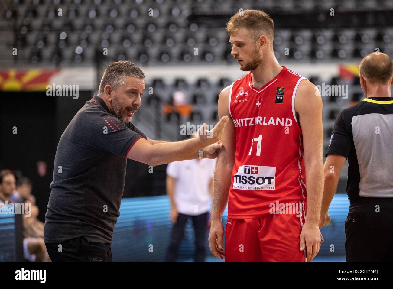 Slowakia, Switzerland, 17.08.2021, Skoplje, Jane Sandanski Arena, World ...
