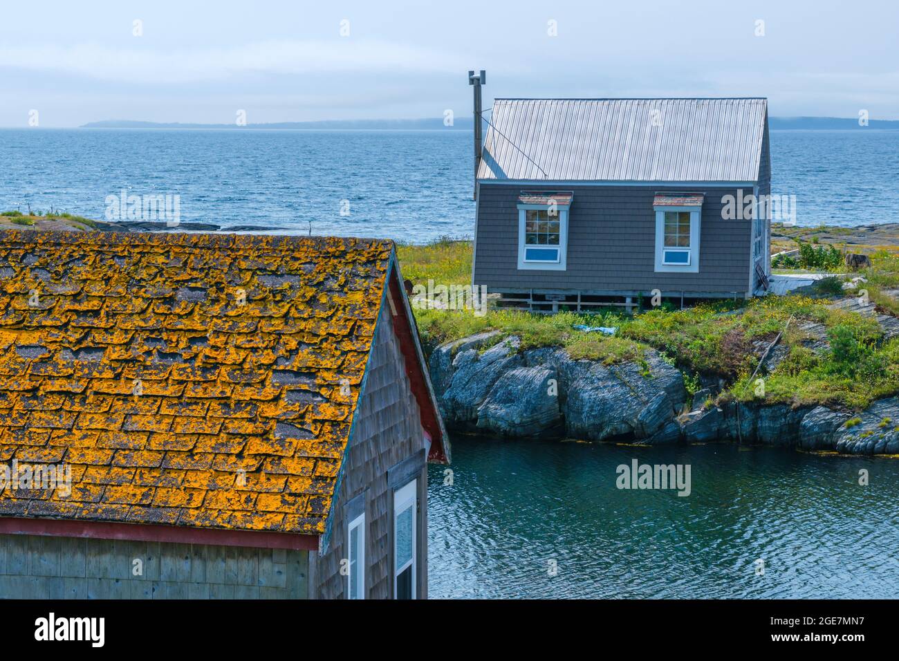 Blue Rocks community in Lunenburg District, Nova Scotia, Canada Stock ...