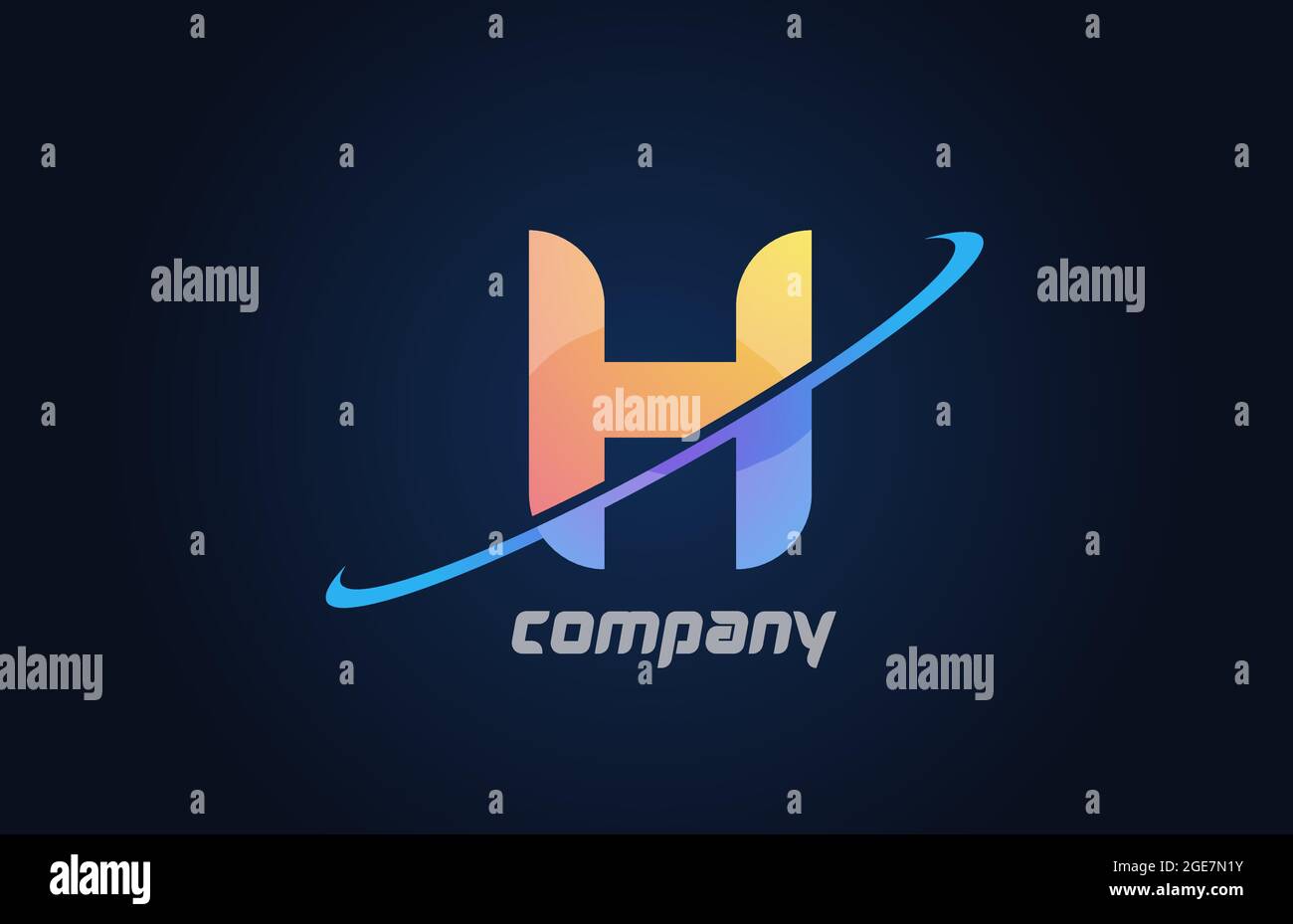 Yellow h sign Stock Vector Images - Alamy