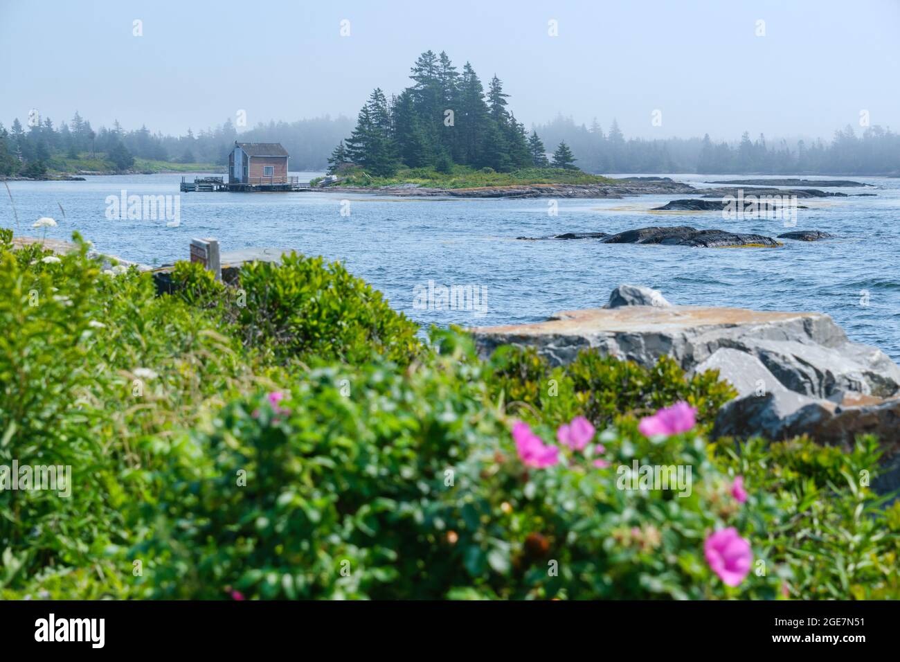 Blue Rocks village in Lunenburg District, Nova Scotia, Canada Stock ...
