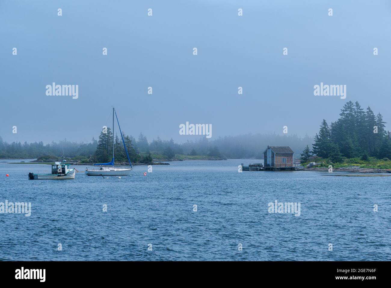 Blue Rocks village in Lunenburg District, Nova Scotia, Canada Stock ...