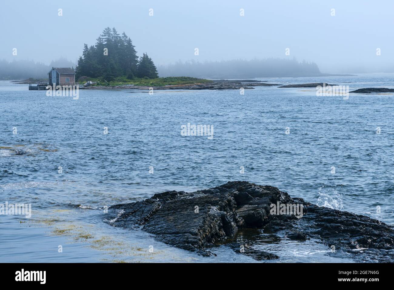 Blue Rocks village in Lunenburg District, Nova Scotia, Canada Stock ...