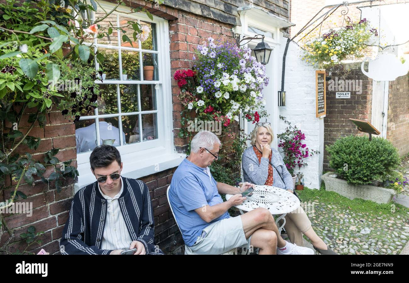 The Cobble Tea Rooms Rye East Sussex UK Stock Photo - Alamy