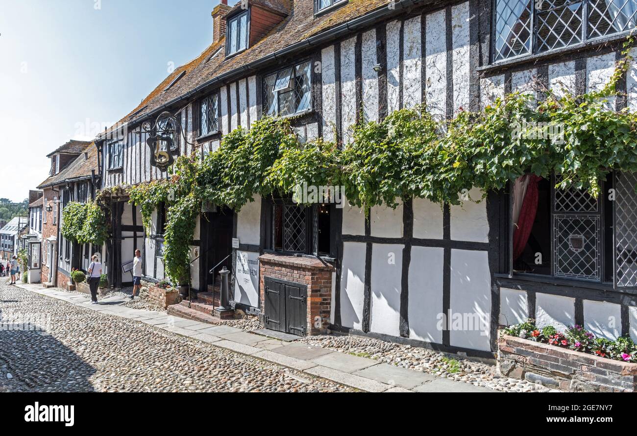 The Mermaid Pub and Hotel Rye East Sussex Stock Photo - Alamy