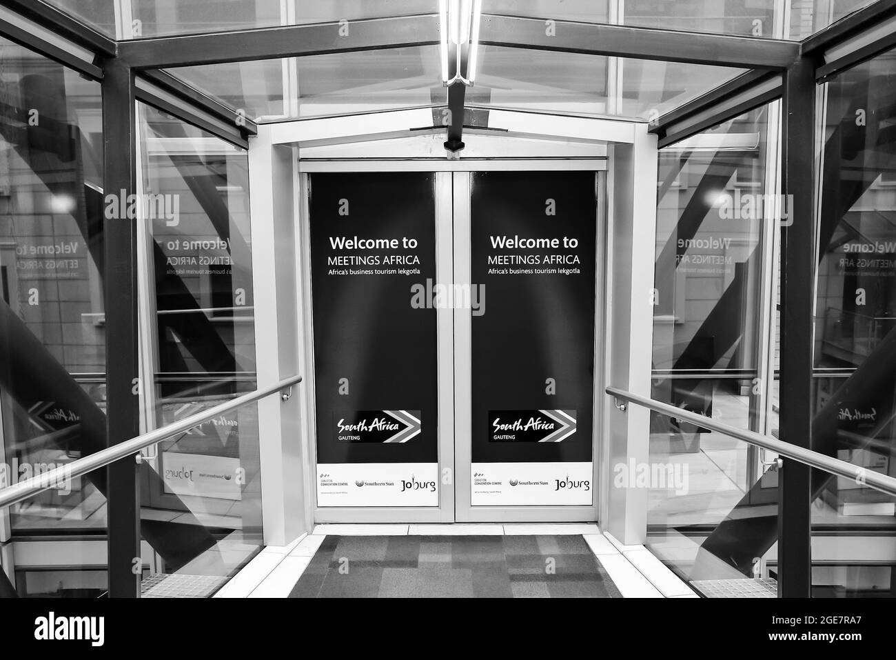 Johannesburg sandton bridge Black and White Stock Photos & Images - Alamy