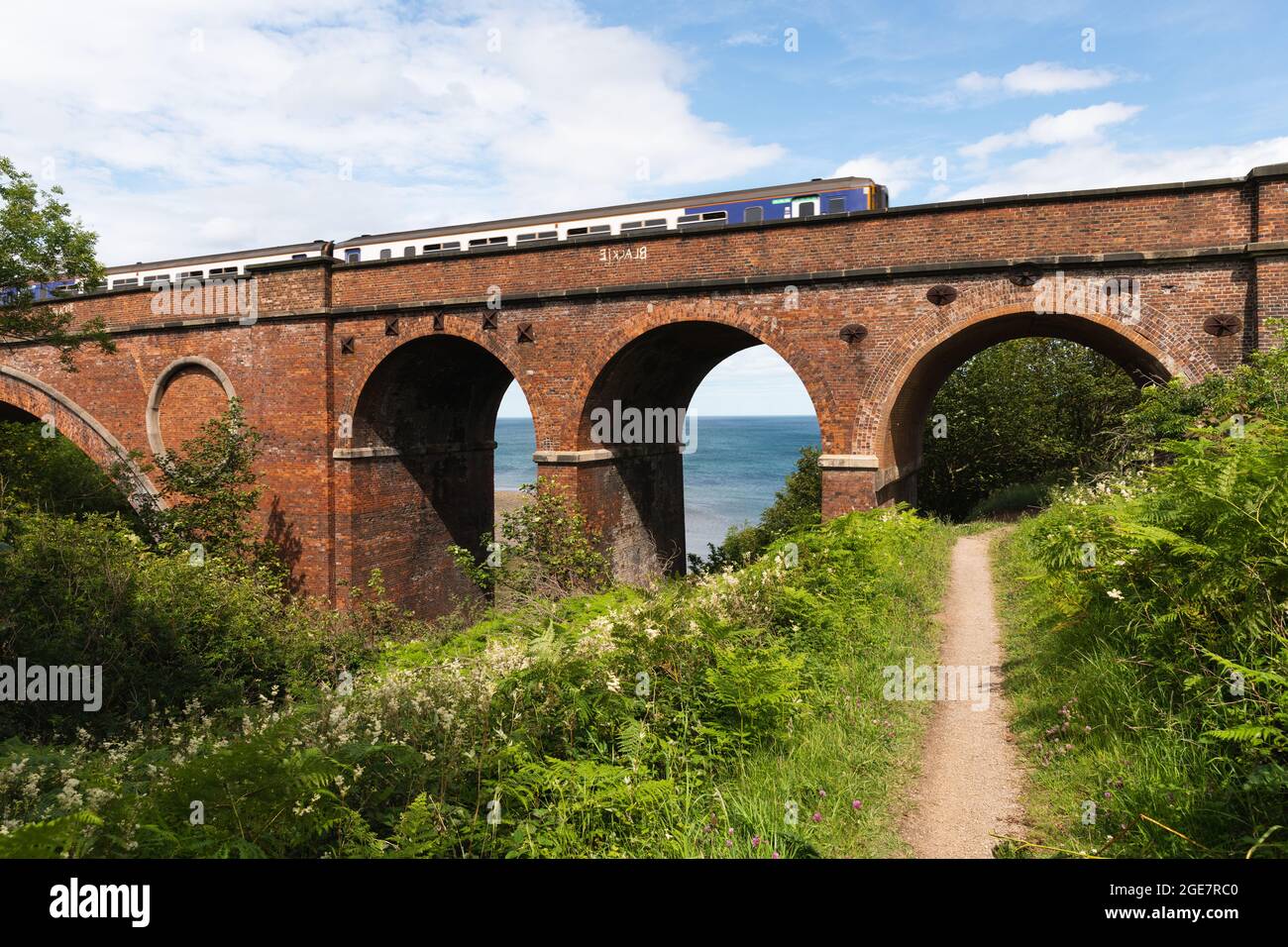 Rail and foot bridge hi-res stock photography and images - Alamy