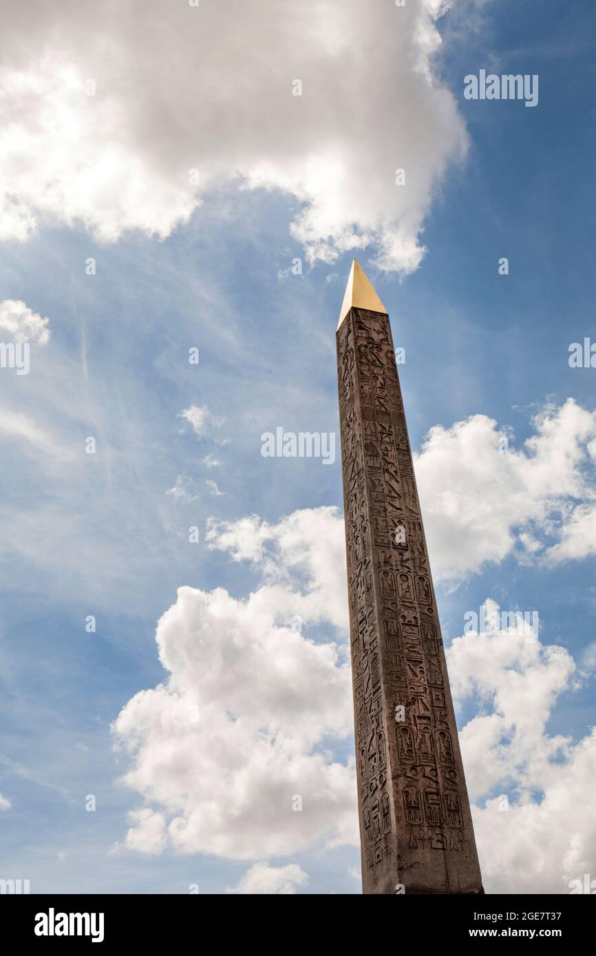 Obélisque de Louxor as seen in Paris, France Stock Photo - Alamy