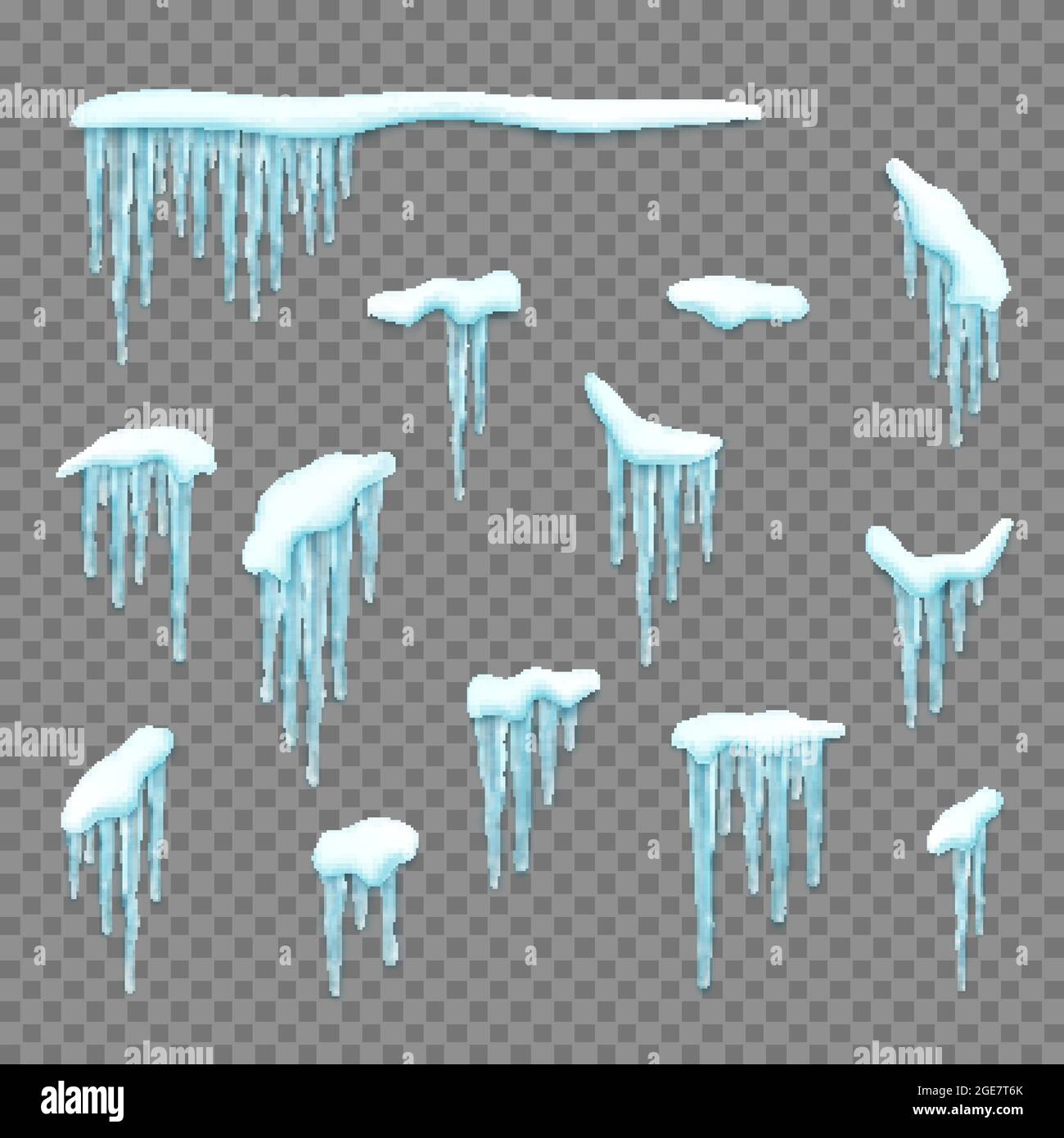 Images Of Ice Sickles Border