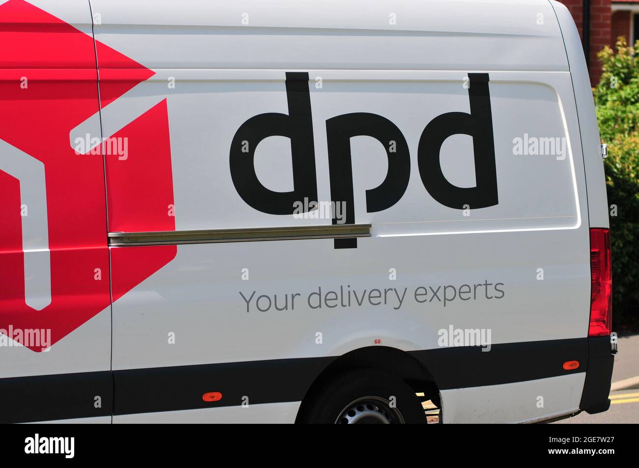DPD commercial delivery van in England UK Stock Photo - Alamy