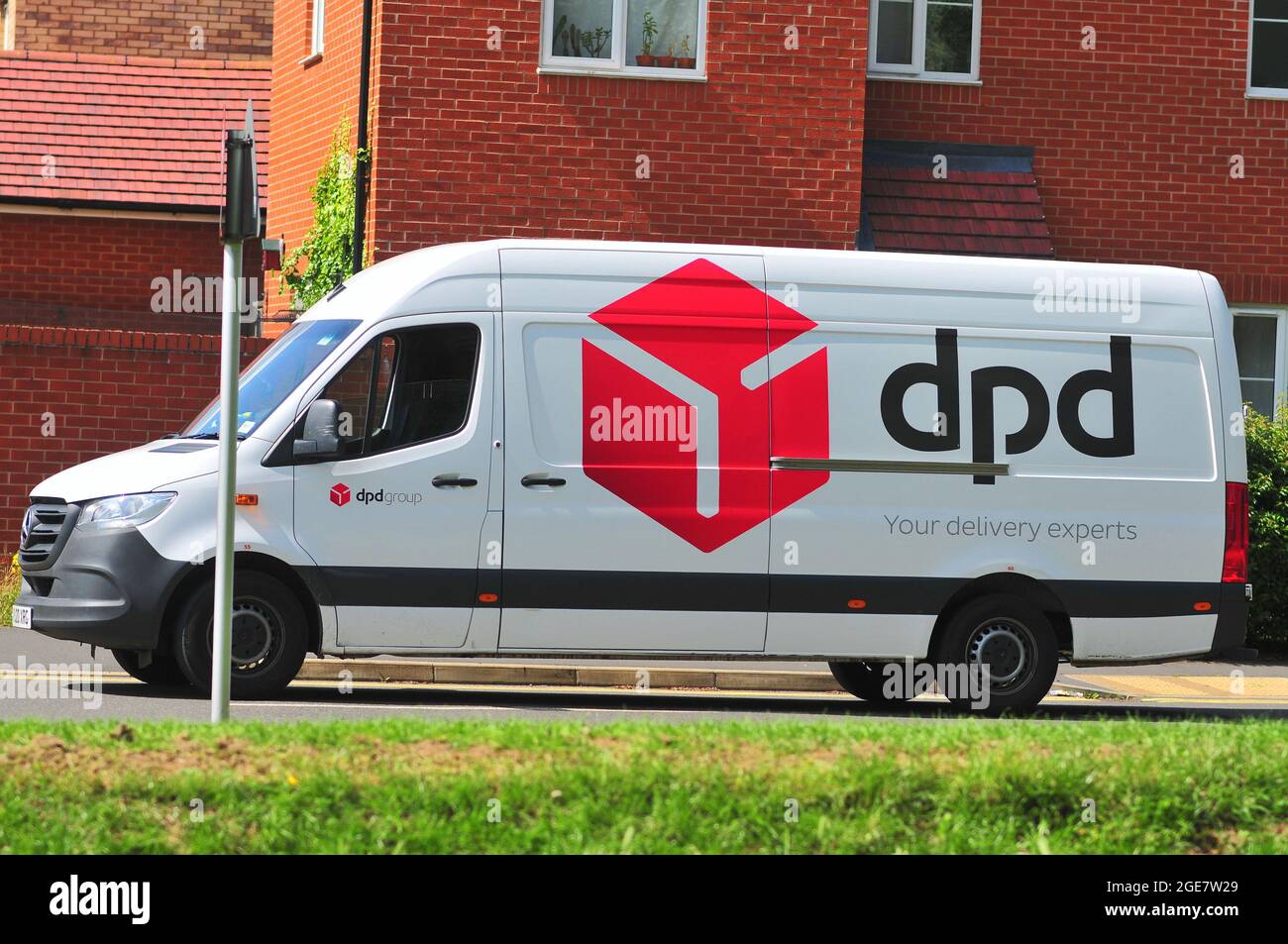DPD commercial delivery van in England UK Stock Photo - Alamy