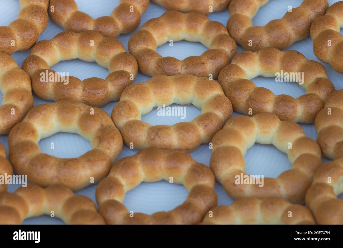 Pile tasty dry bagels hi-res stock photography and images - Alamy