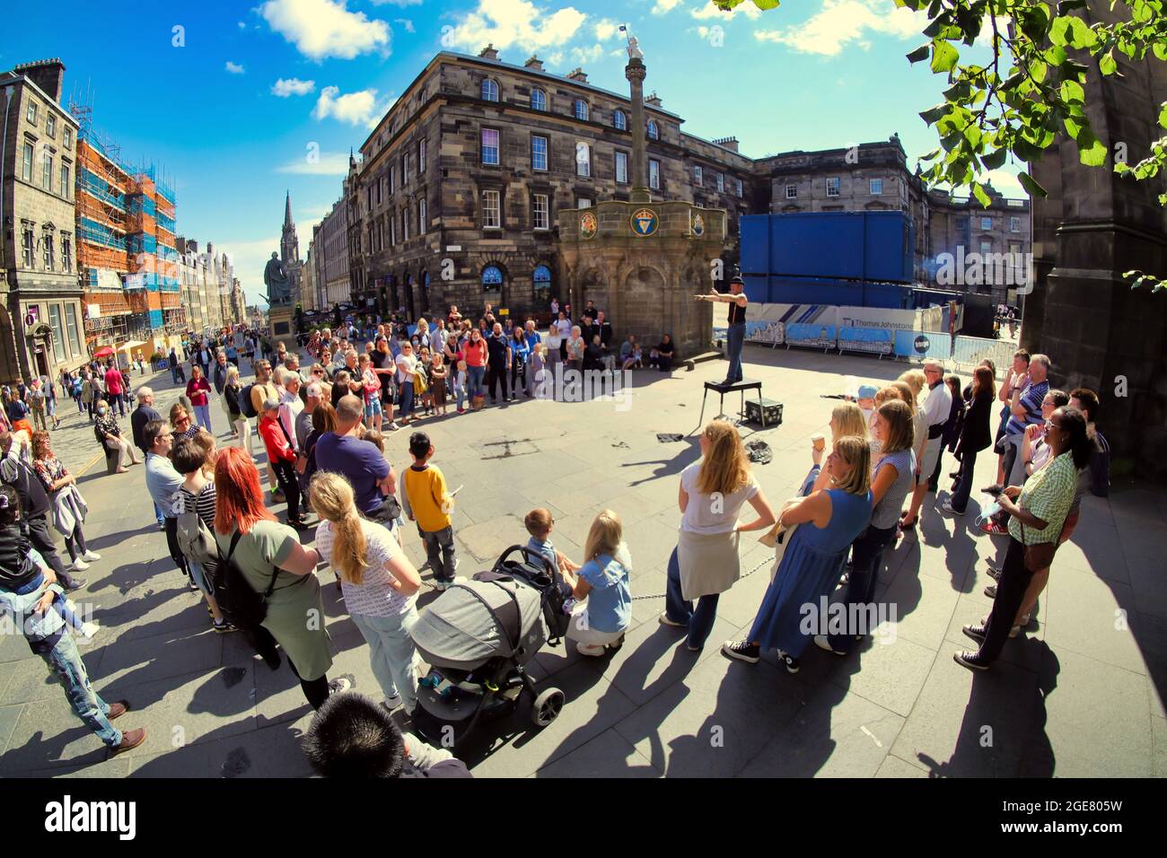 Edinburgh, Scotland, 17th August, 2021. UK Weather: Sunny day saw ...