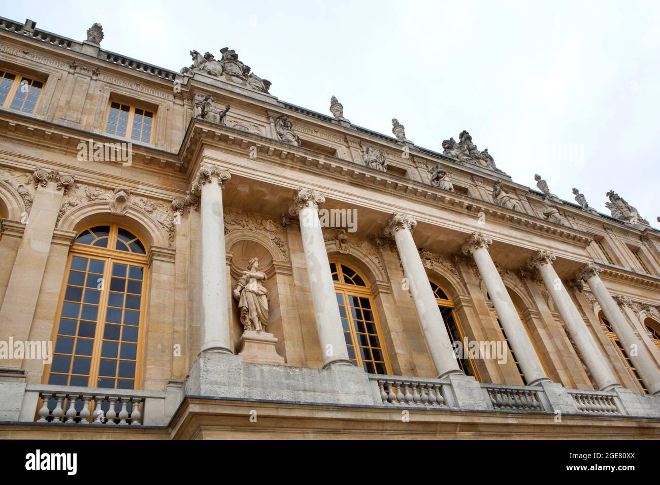 Palace of Versailles, located in Versailles, France, about 12 miles (19 ...