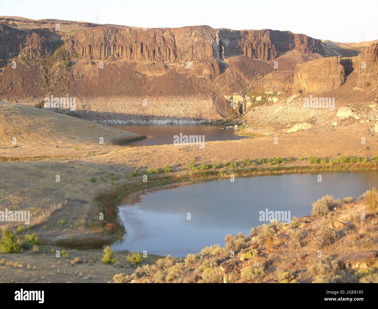 Ancient Lake, Eastern Washington Stock Photo - Alamy