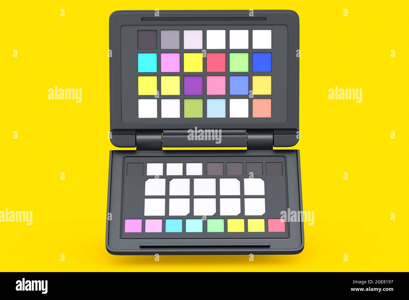 Rainbow color palette or colorchecker calibration passport for post ...