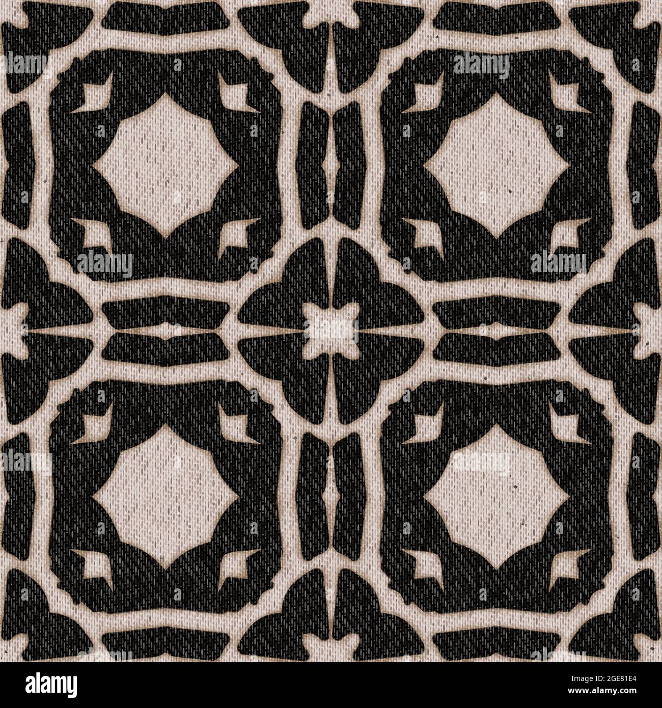 Seamless tan neutral colored denim pattern design for print Stock Photo ...