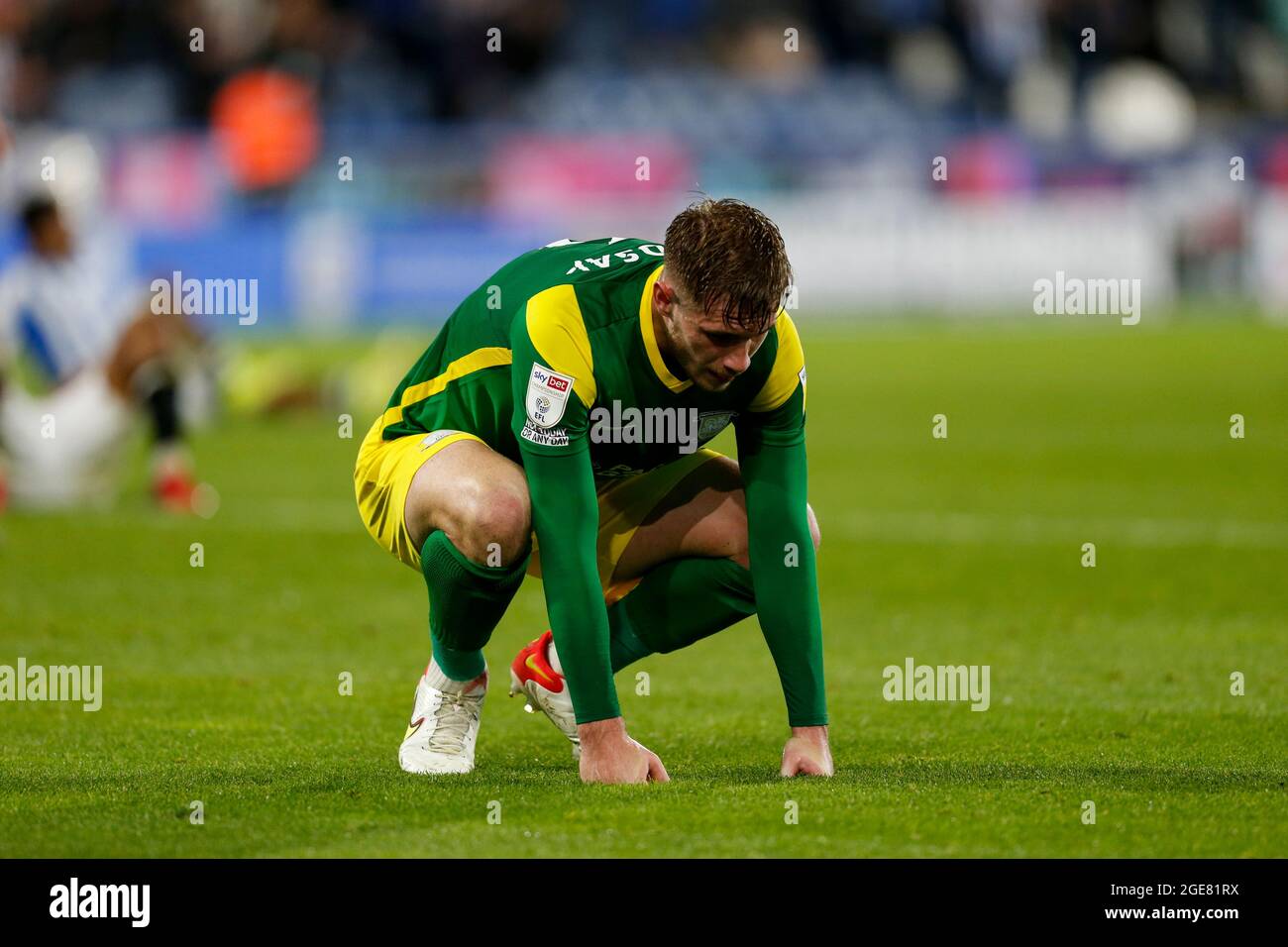 Liam Lindsay #6 of Preston North End looking dejected after the final ...