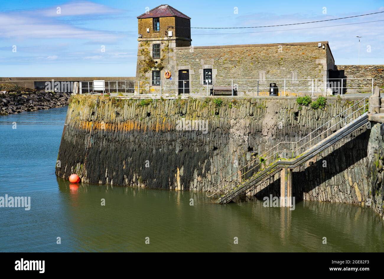 Amlwch Port on the north coast of Anglesey, North Wales. The departure ...