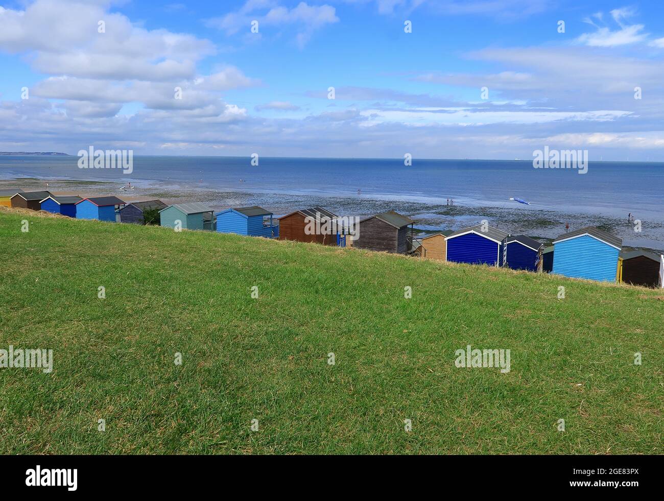 A view of The beach at Tankerton Stock Photo - Alamy
