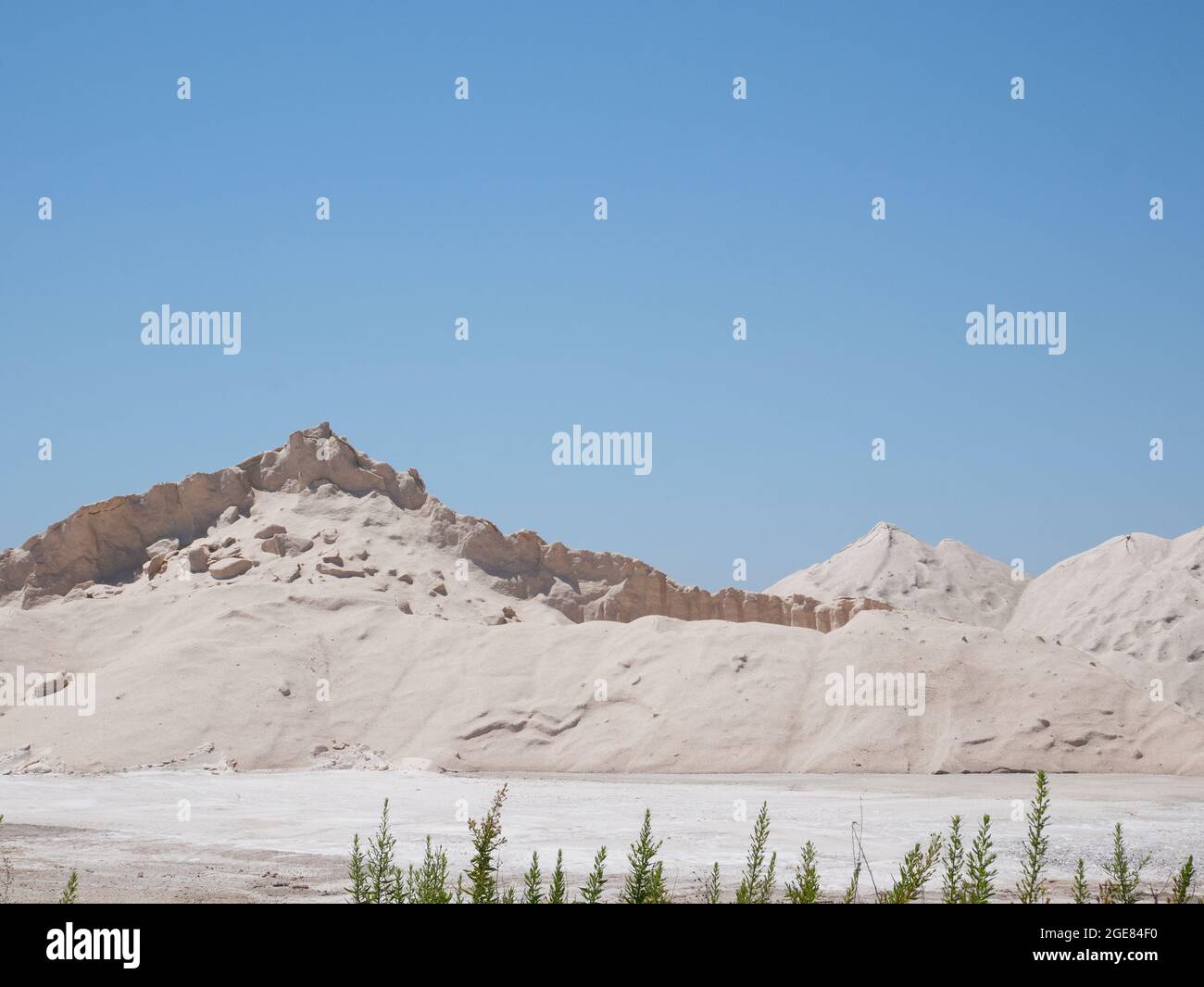 Salt production in Alicante, Spain Stock Photo - Alamy