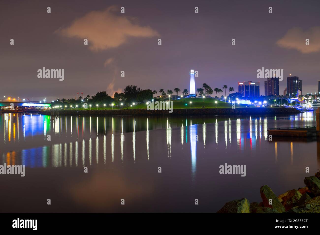 Downtown long beach lighthouse hi-res stock photography and images - Alamy