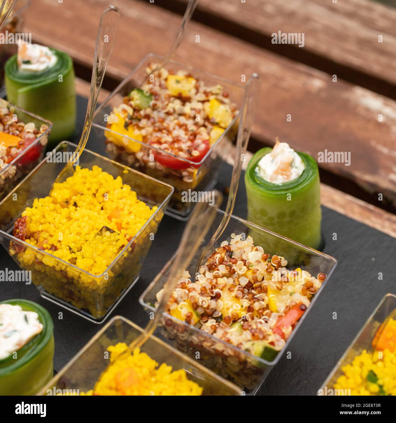 Canapes skewer hi-res stock photography and images - Alamy