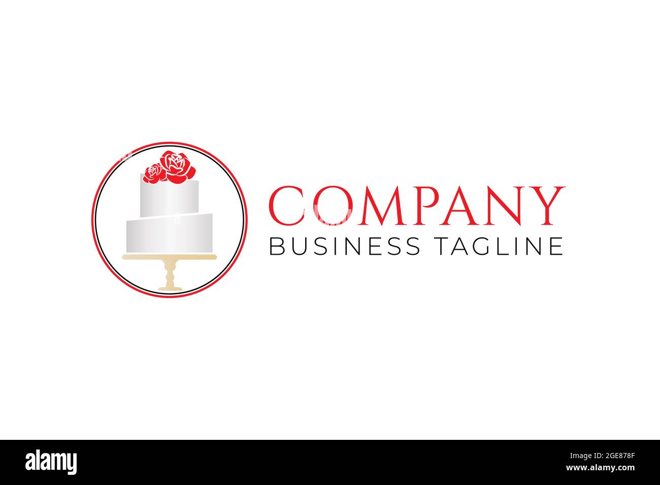 Cake Logo Design Stock Vector Image & Art - Alamy