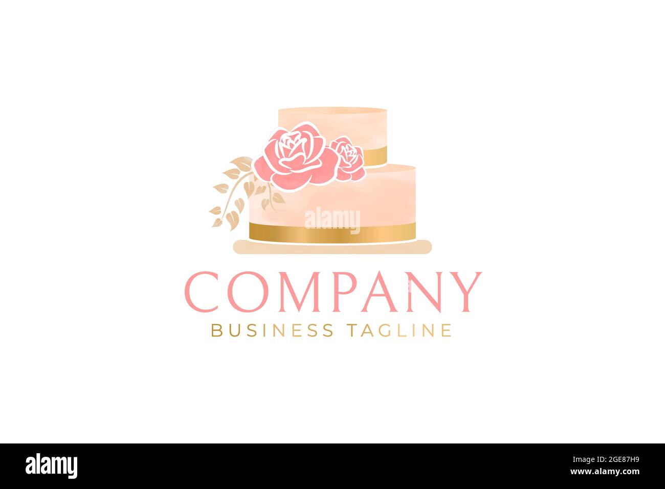 Birthday cake icon gold Cut Out Stock Images & Pictures - Alamy